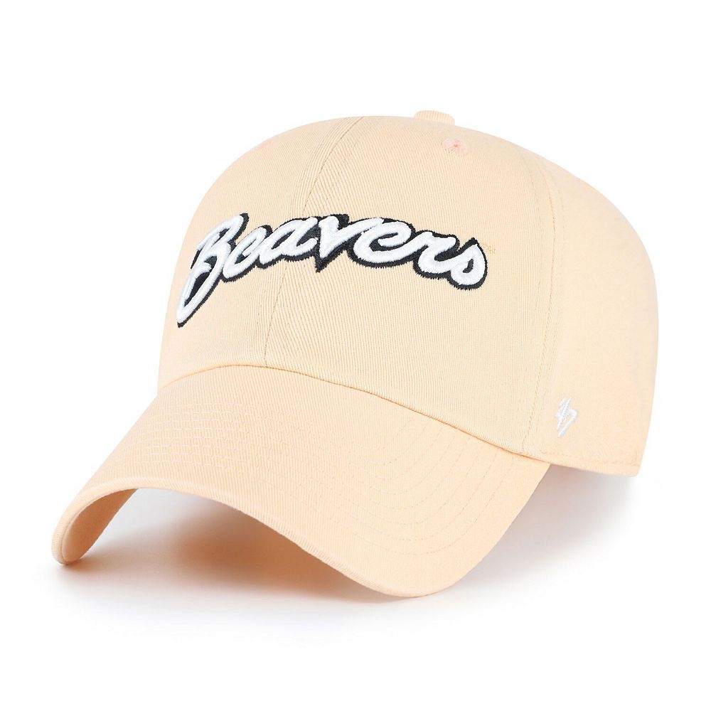 Men's '47 Cream Oregon State Beavers Clean Up Adjustable Hat