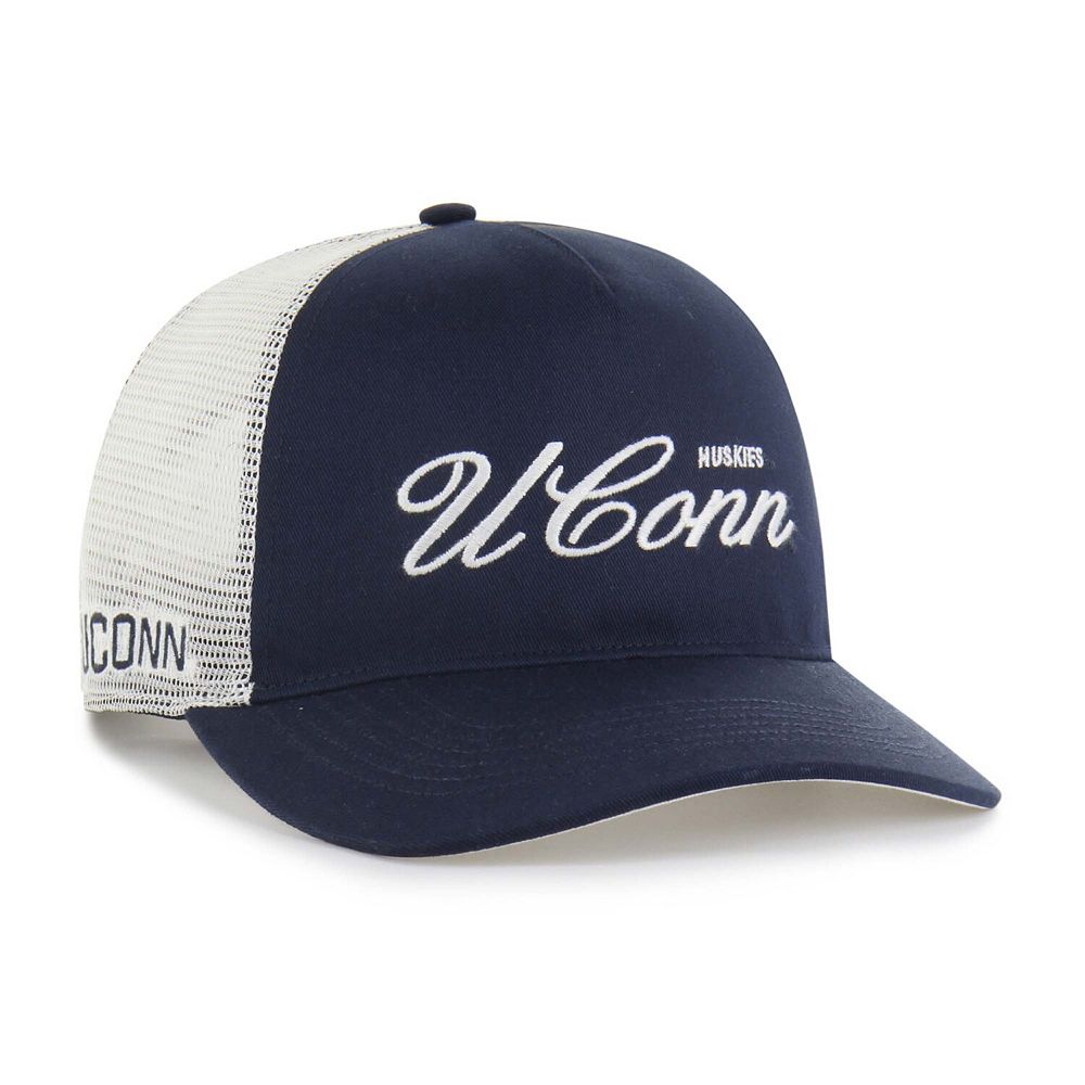 Unisex '47 Navy UConn Huskies Contemporary Basics Foundation Trucker ...