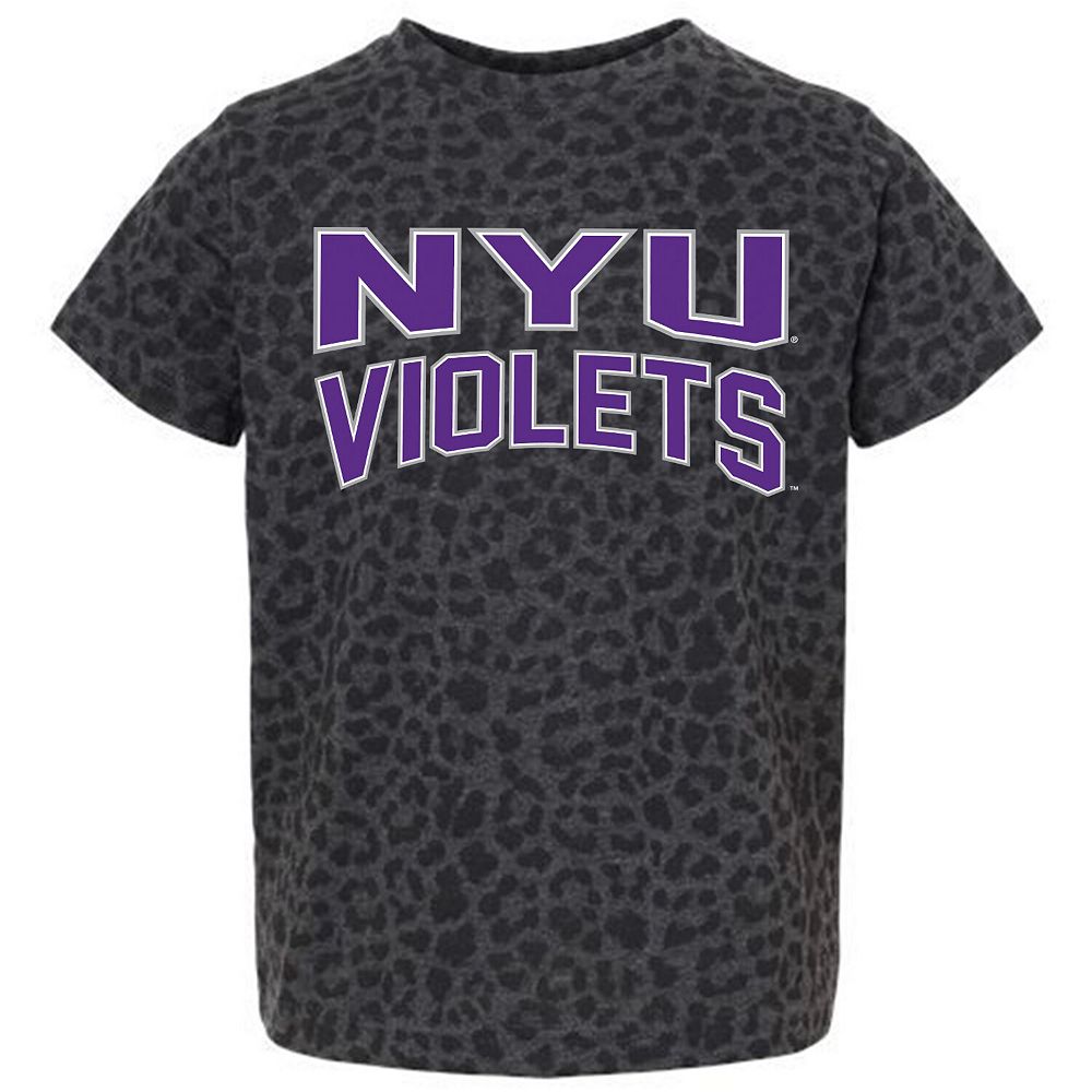 Youth Gameday Couture Leopard NYU Violets Fan Favorite Leopard T-Shirt