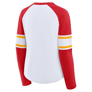 Women's Fanatics White/Red Kansas City Chiefs Redzone Blitz Package ...