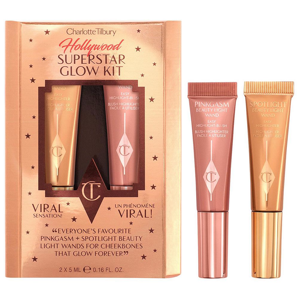 Charlotte Tilbury Mini Hollywood Superstar Beauty Highlighter Wand Duo ...