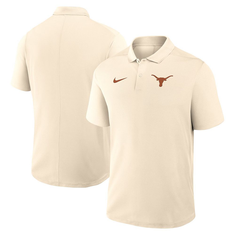 Men's Nike Tan Texas Longhorns Primary Logo Victory Performance Polo
