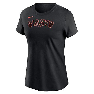 Women's Nike Rafael Devers Black San Francisco Giants Name & Number T-Shirt