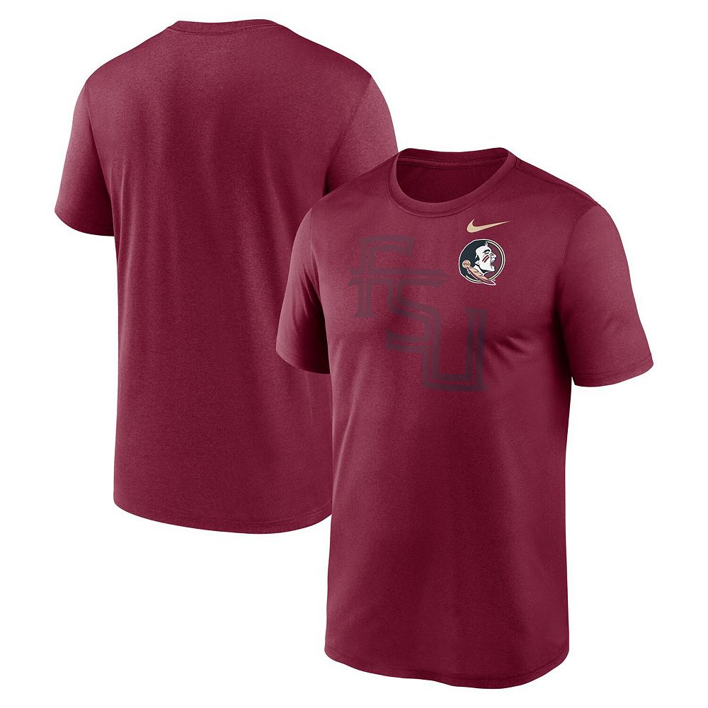 Men's Nike Garnet Florida State Seminoles Campus Shadow Legend ...
