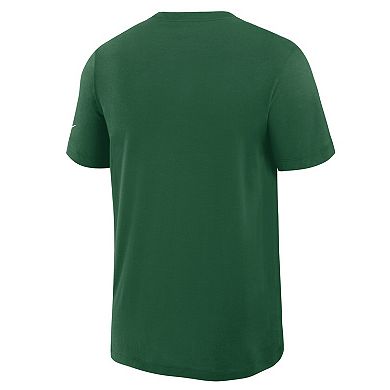 Men's Nike Green New York Jets Left End Run Slub Performance T-Shirt