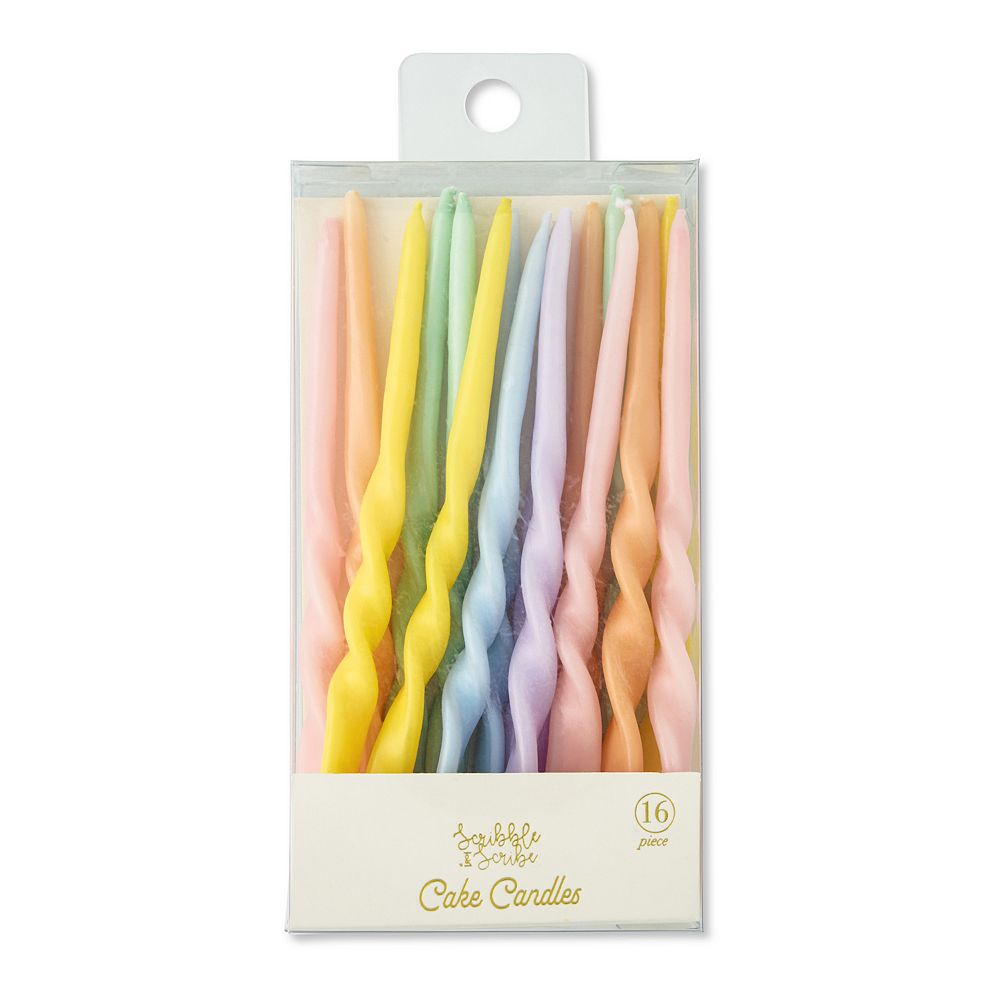 Scribble & Scribe 16-pc. Tall Cake Candles