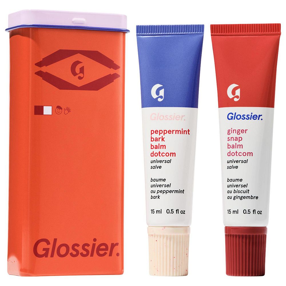 Glossier Sugar + Spice Balm Dotcom Lip Balm Duo Makeup Gift Set