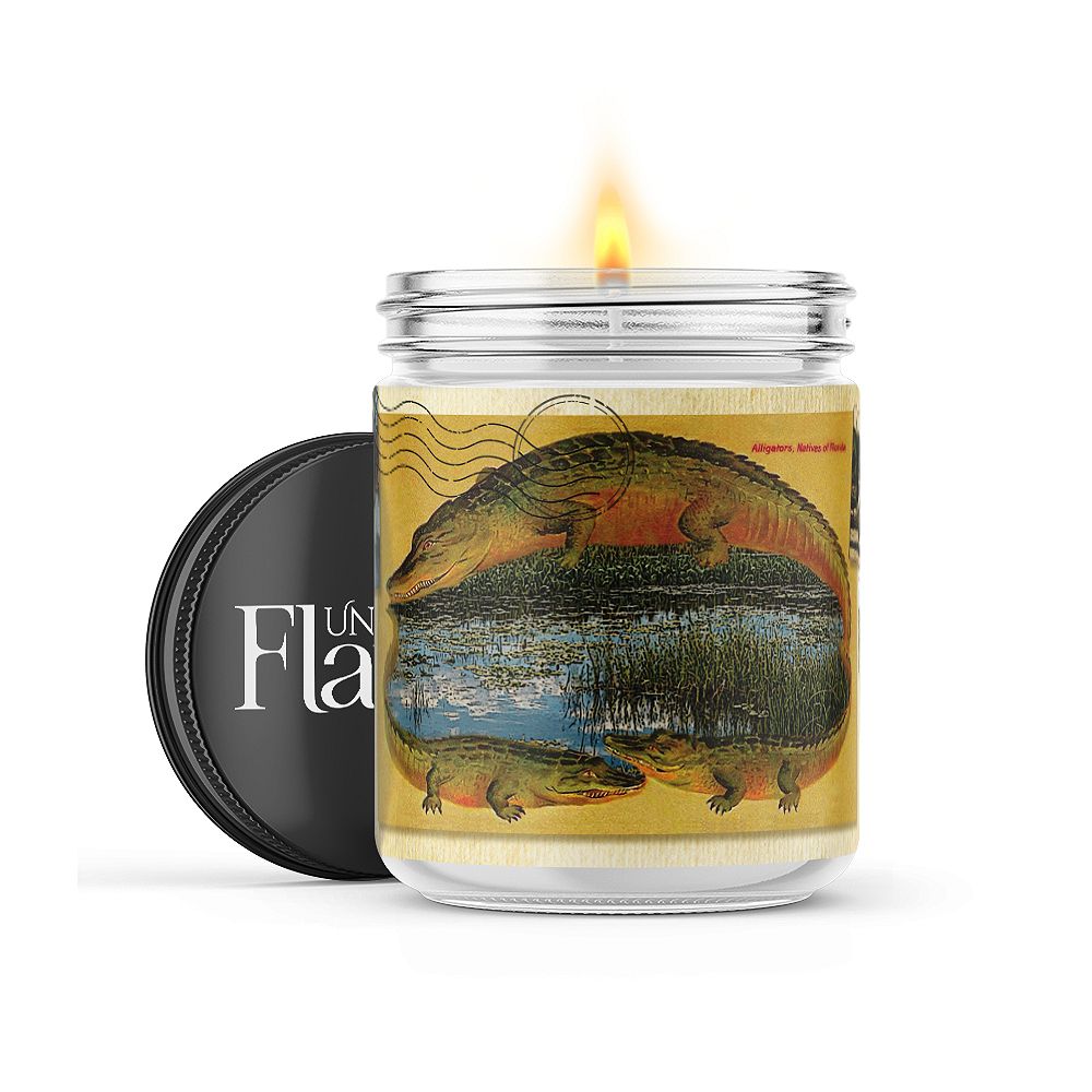 Alligators 16-oz Candle Jar - Apple Cider & Clove