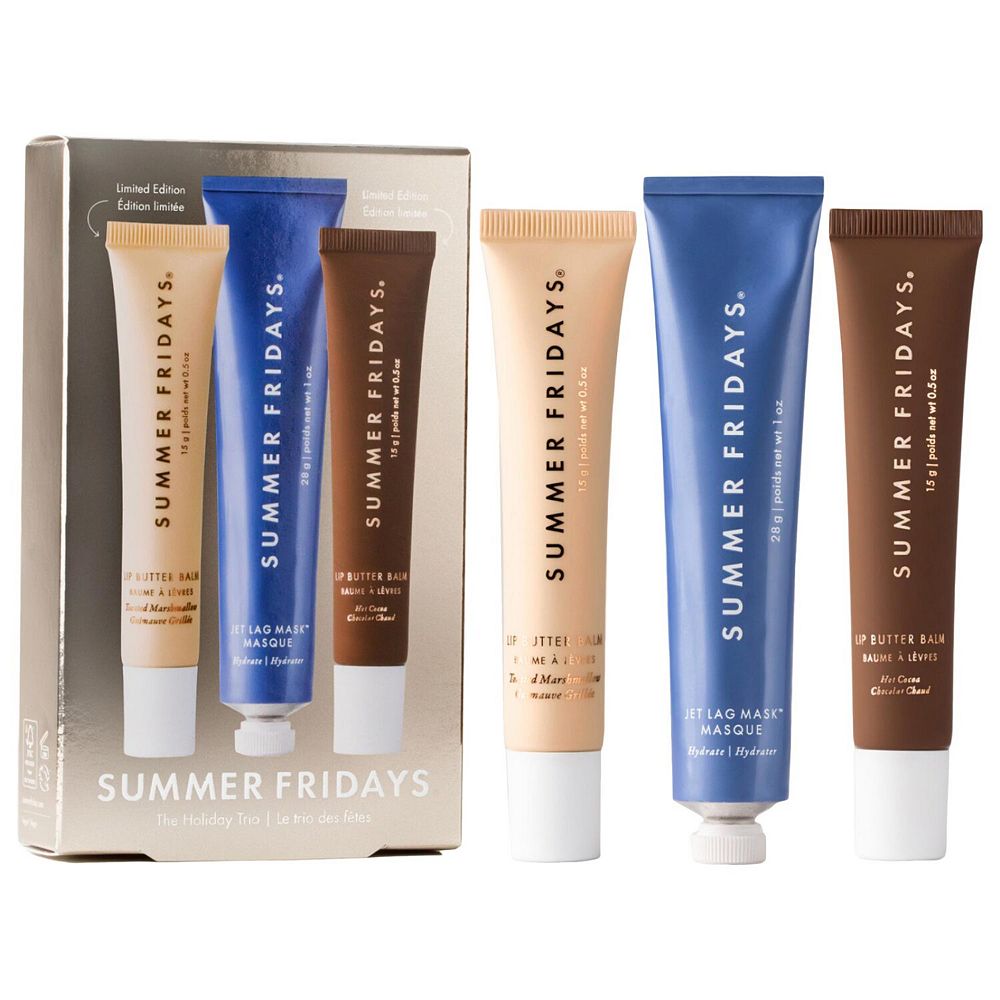 Summer Fridays The Holiday Trio Set with Lip Butter Balm in Hot Cocoa ...