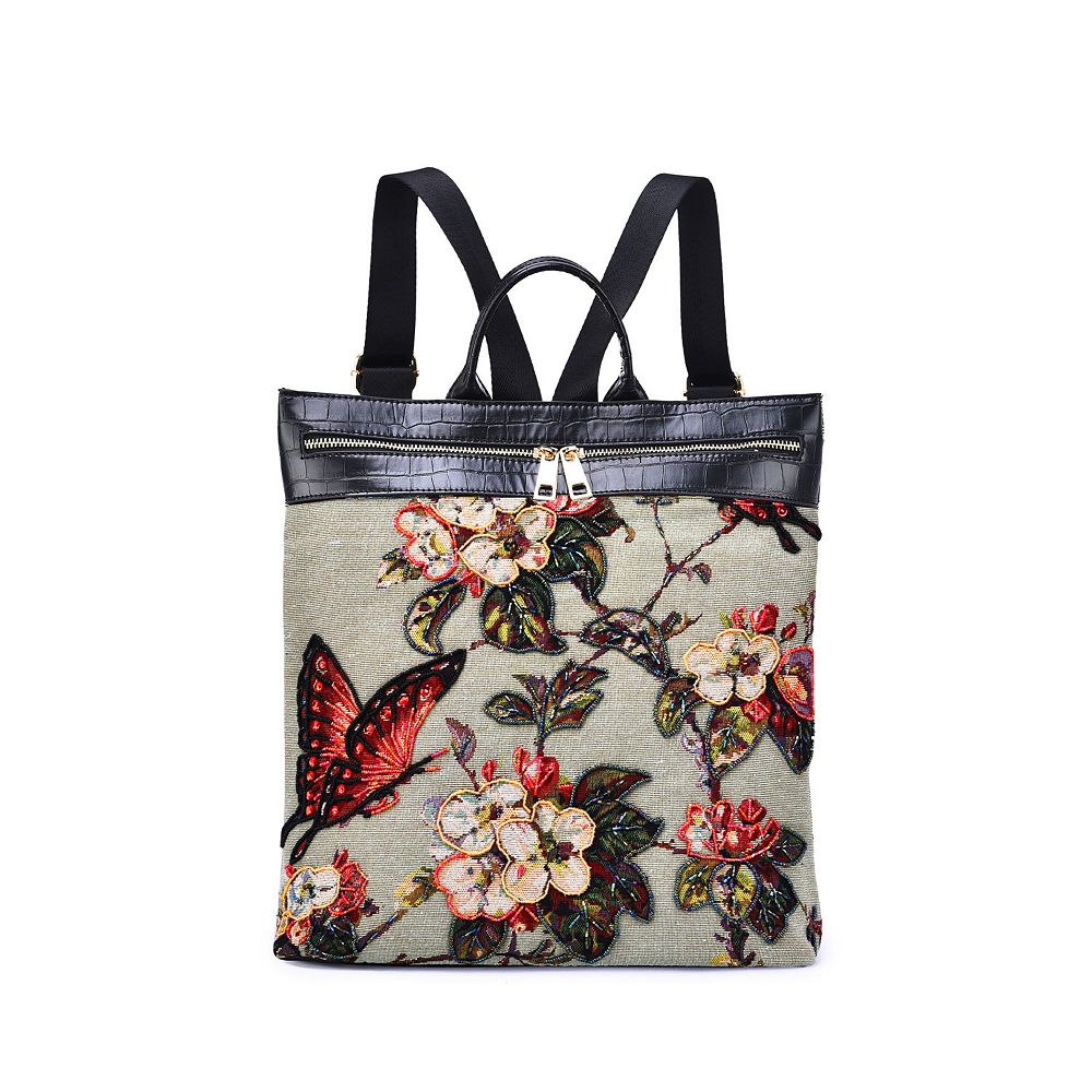 Mellow World Flower Shop Beaded Backpack