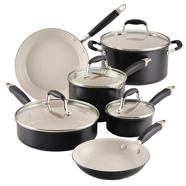 Anolon Advanced Ceramic Nonstick Cookware 10-pc. Pots & Pans Set