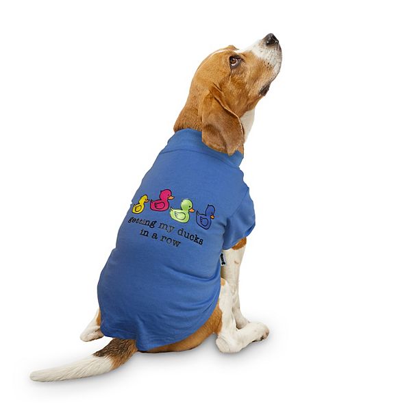 WOOF® Ducks In a Row Graphic Tee for Pets