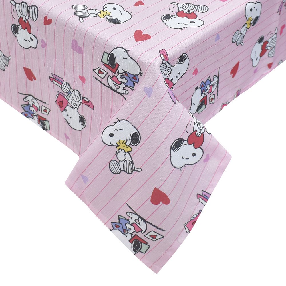 Celebrate Together™ Peanuts Snoopy Valentine's Day Tablecloth