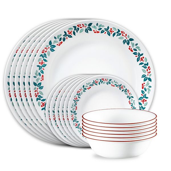 Corelle Winter Berries 18-pc. Dinnerware Set
