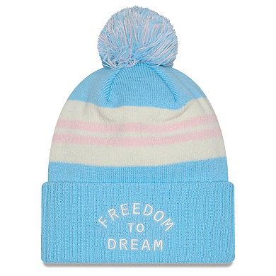 Men's New Era Light Blue Inter Miami CF 2025 Jersey Hook Cuffed Knit ...