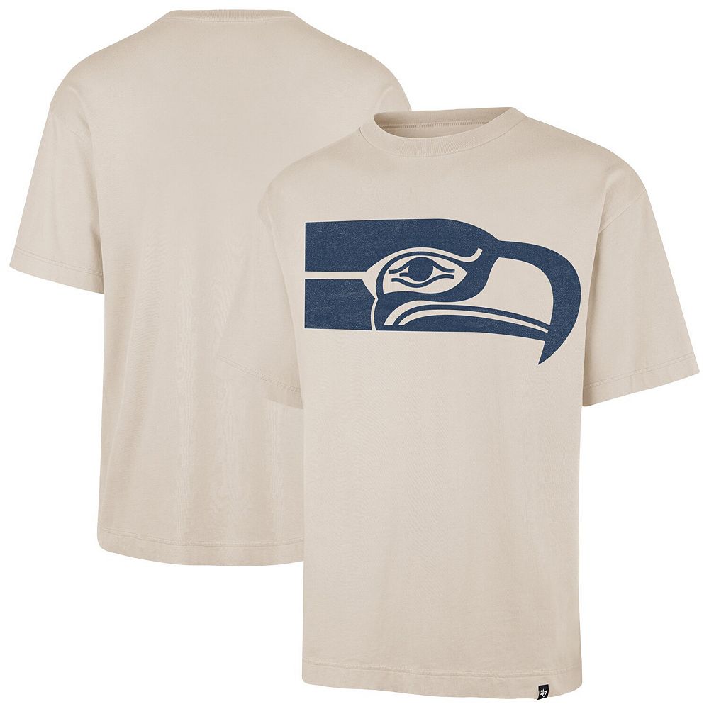 Men's '47 Tan Seattle Seahawks Bouldering Imprint Ravine Foundation Throwback T-Shirt