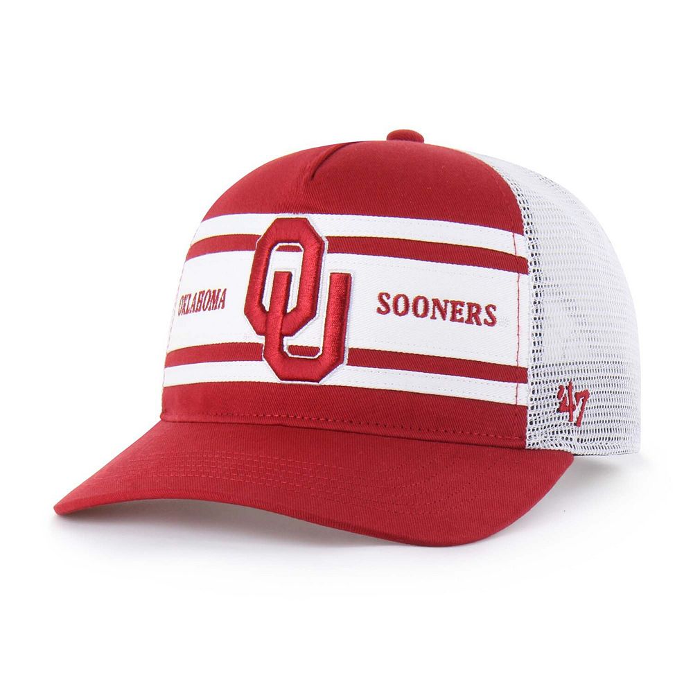 Youth '47 Crimson/White Oklahoma Sooners Super Stripe Hitch Adjustable ...