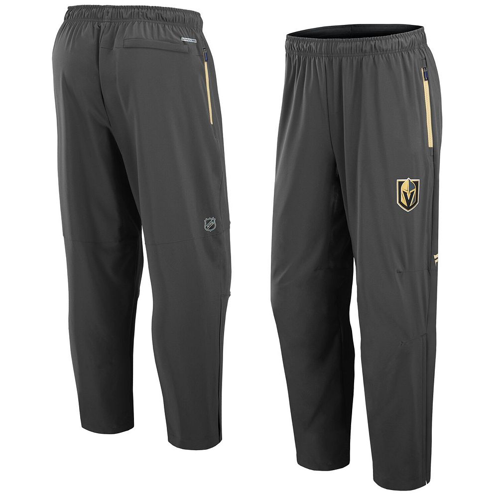 Men's Fanatics Gray Vegas Golden Knights Authentic Pro Rink Coaches Pants