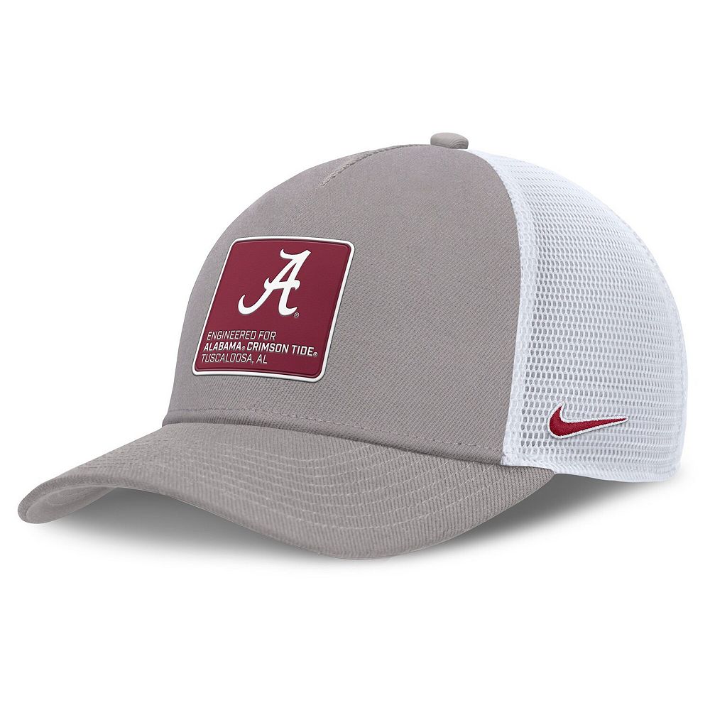 Men's Nike Gray/White Alabama Crimson Tide 2025 On-Field Rise ...