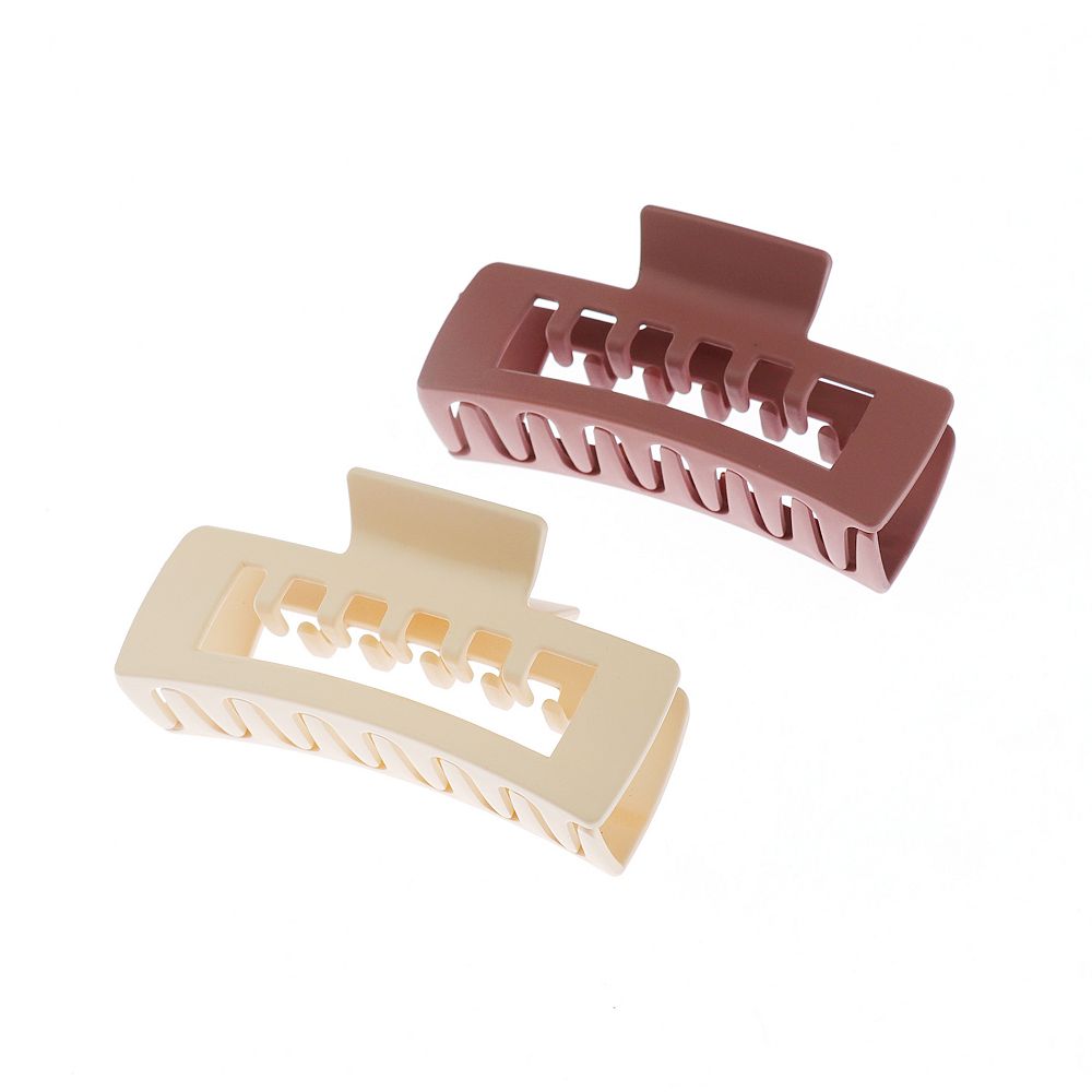 Emberly 2-pk. Double Teeth Hair Clip Set