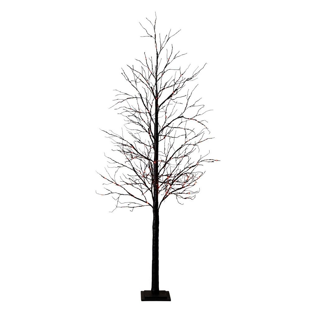 nearly natural 8-ft. Pre-Lit Artificial Black Twig Tree with 510 LED Lights