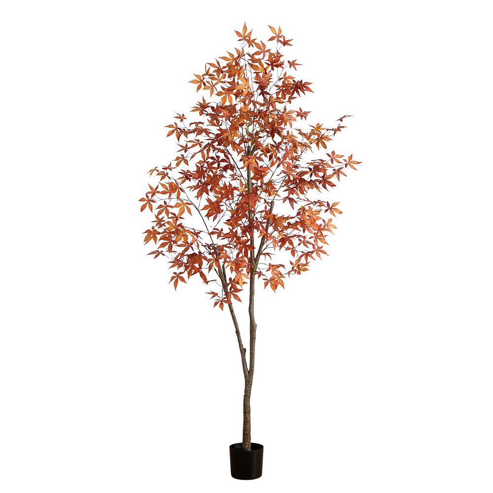 nearly natural 7-ft. Artificial Japanese Maple Fall Tree