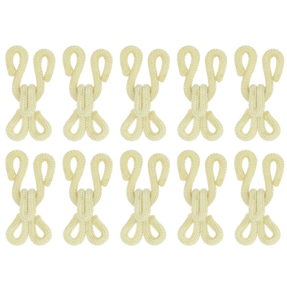 14pcs Polyester Covered Sewing Hooks and Eyes Closure for DIY Craft
