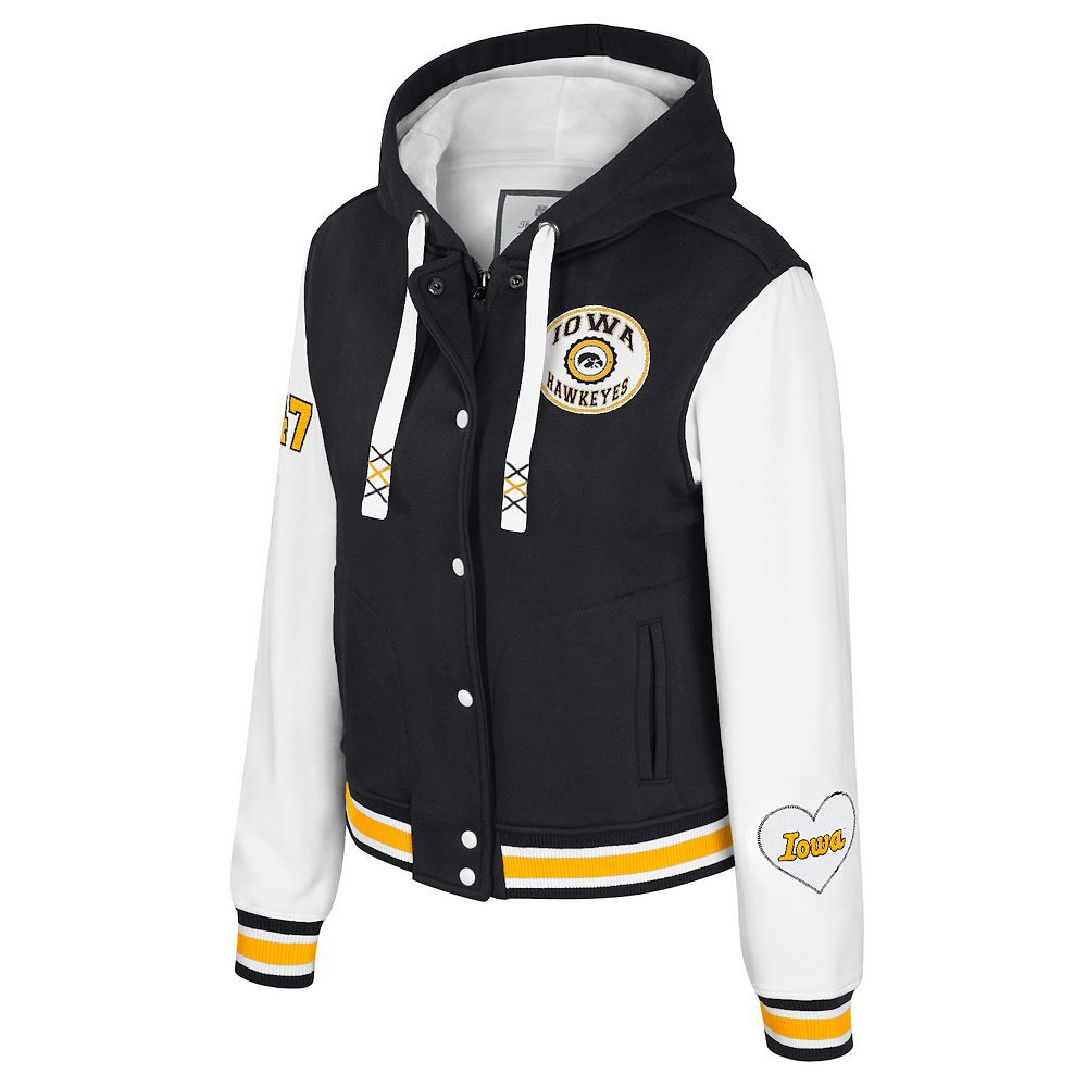 Women's Iowa Hawkeyes Bedford Falls Letterman Jacket