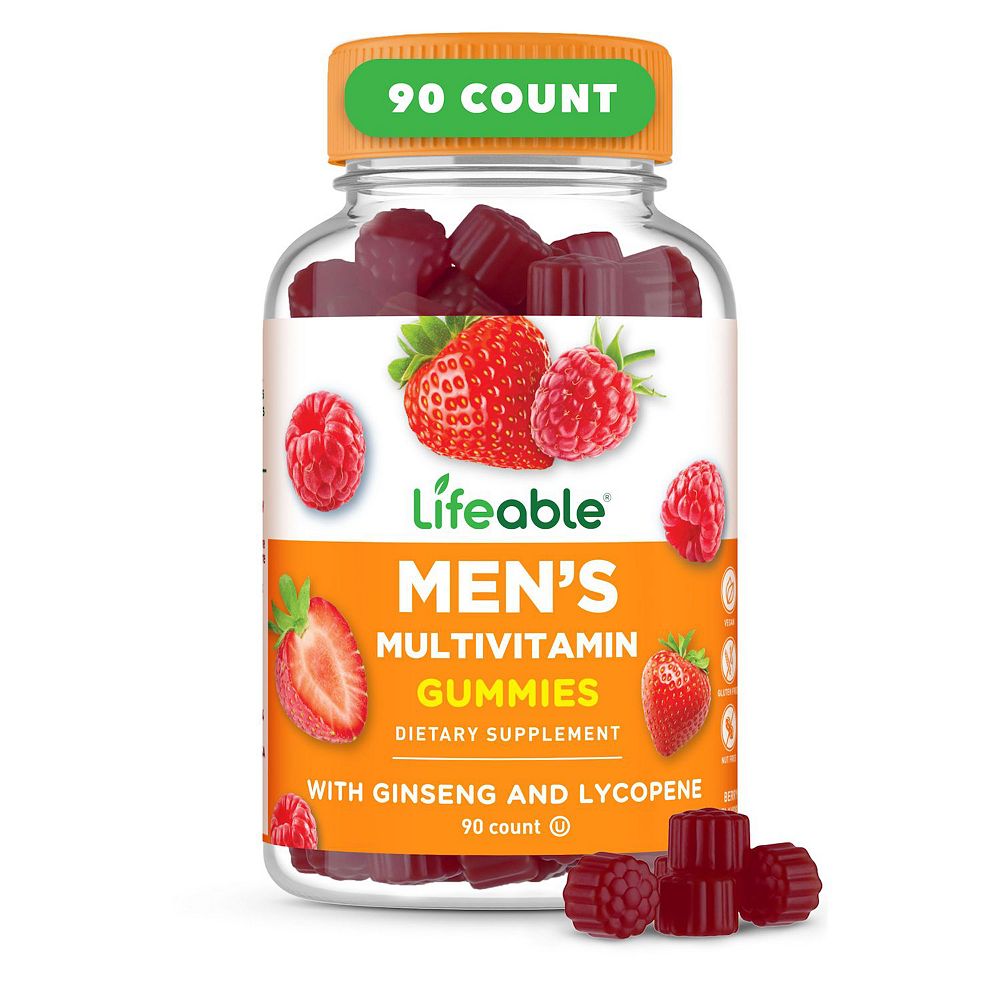 Lifeable® Multivitamin Gummies for Men - Overall Body Health - 90 Gummies