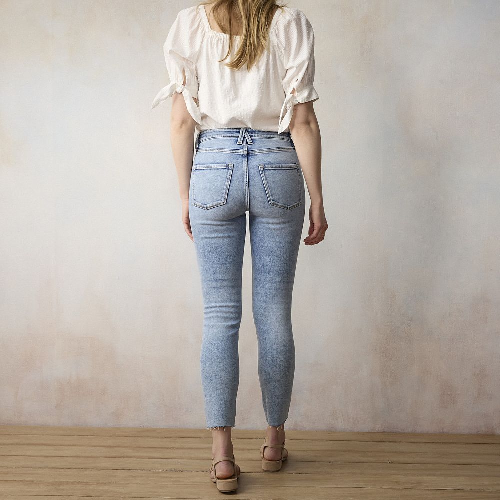 Women's LC Lauren Conrad High Rise 5-Pocket Skinny Jeans - Size 6 T/L