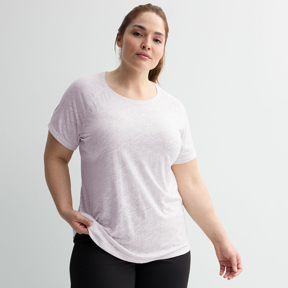 Plus Size Tek Gear® Essential Core Raglan Tee