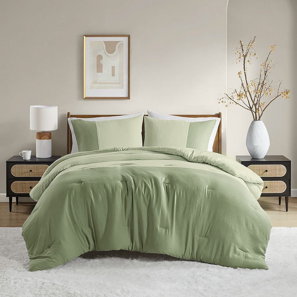 510 Design Jaden Soft Washed Color Block Comforter Set