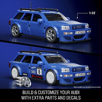 Mega Bloks Mattel Brick Shop Hot Wheels '94 Audi Avant RS2 Building Toy ...