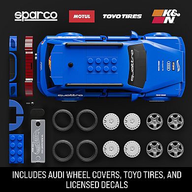 Mega Bloks Mattel Brick Shop Hot Wheels '94 Audi Avant RS2 Building Toy ...