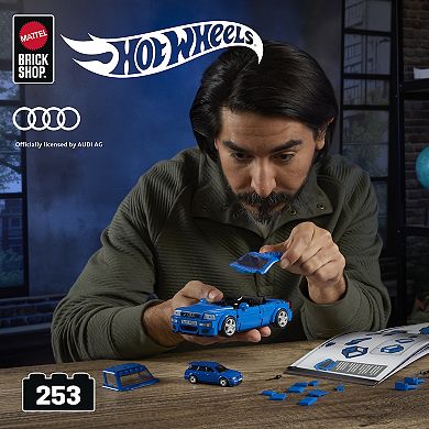 Mega Bloks Mattel Brick Shop Hot Wheels '94 Audi Avant RS2 Building Toy ...