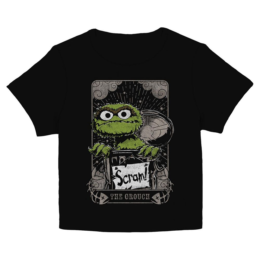 Juniors' PBS Kids Sesame Street Oscar The Grouch Scram Poster Graphic ...