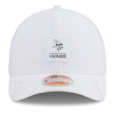 Men's New Era White Minnesota Vikings 2025 Sideline M-Crown 9FORTY ...