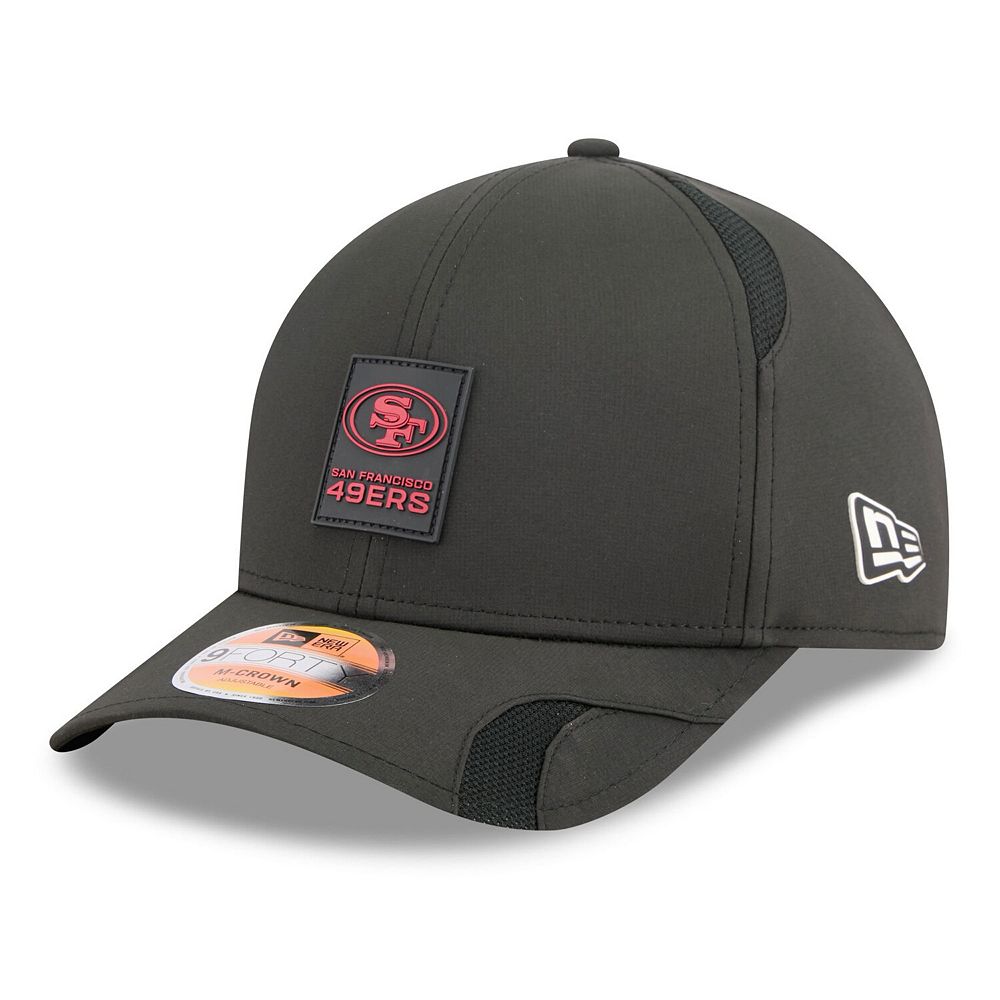 Men's New Era Black San Francisco 49ers 2025 Sideline M-Crown 9FORTY ...