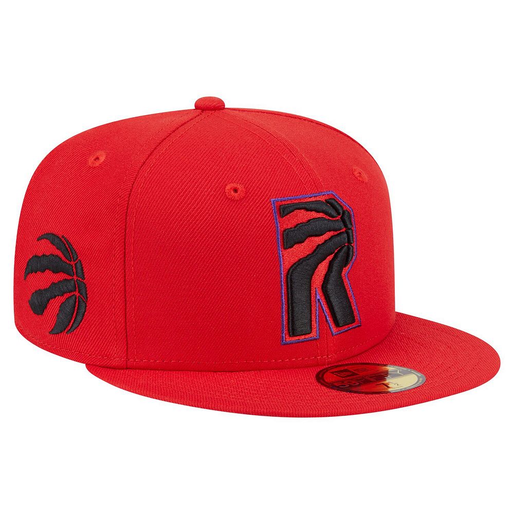 Men's New Era Red Toronto Raptors Deceptor 59FIFTY Fitted Hat