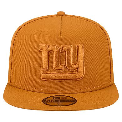 Men's New Era Brown New York Giants Color Pack A-Frame 59FIFTY Fitted Hat