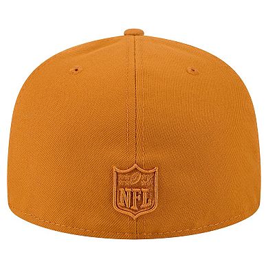 Men's New Era Brown New York Giants Color Pack A-Frame 59FIFTY Fitted Hat