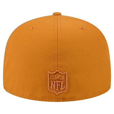 Men's New Era Brown Seattle Seahawks Color Pack A-Frame 59FIFTY Fitted Hat