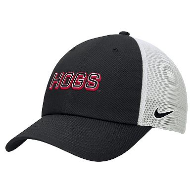 Men's Nike Black Arkansas Razorbacks On-Field Club Adjustable Trucker Hat