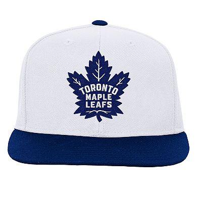 Youth Mitchell & Ness White/Blue Toronto Maple Leafs Core Team Two-Tone ...