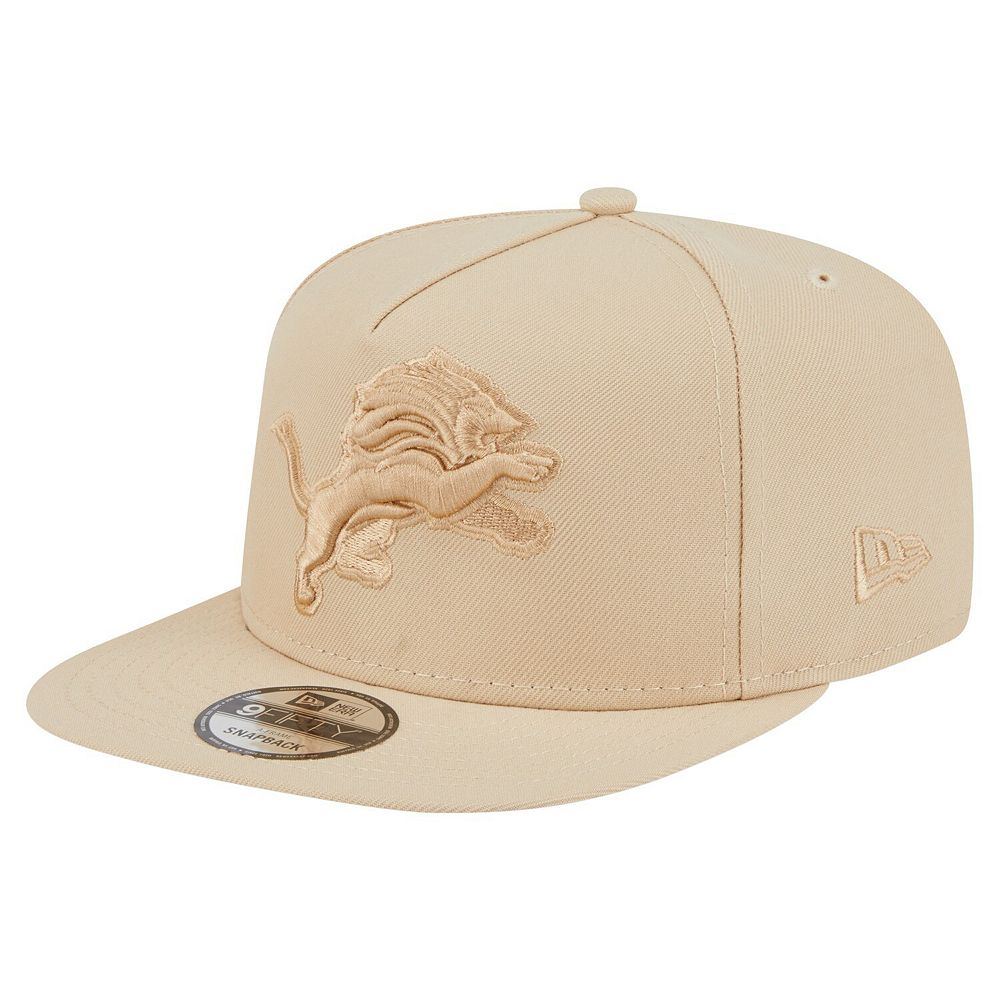 Men's New Era Light Beige Detroit Lions Color Pack A-Frame 9FIFTY ...