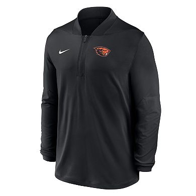 Men's Nike Black Oregon State Beavers Dri-FIT Half-Zip Pullover