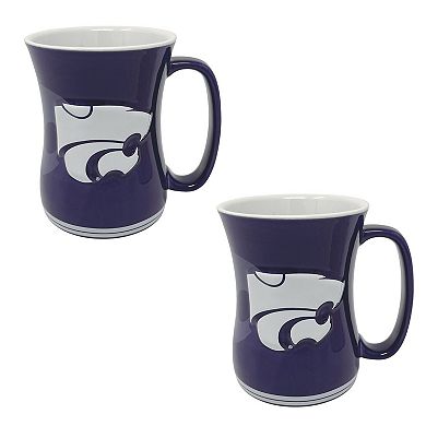 Kansas State Wildcats 16oz. Sculpted Barista Mug Two-Pack
