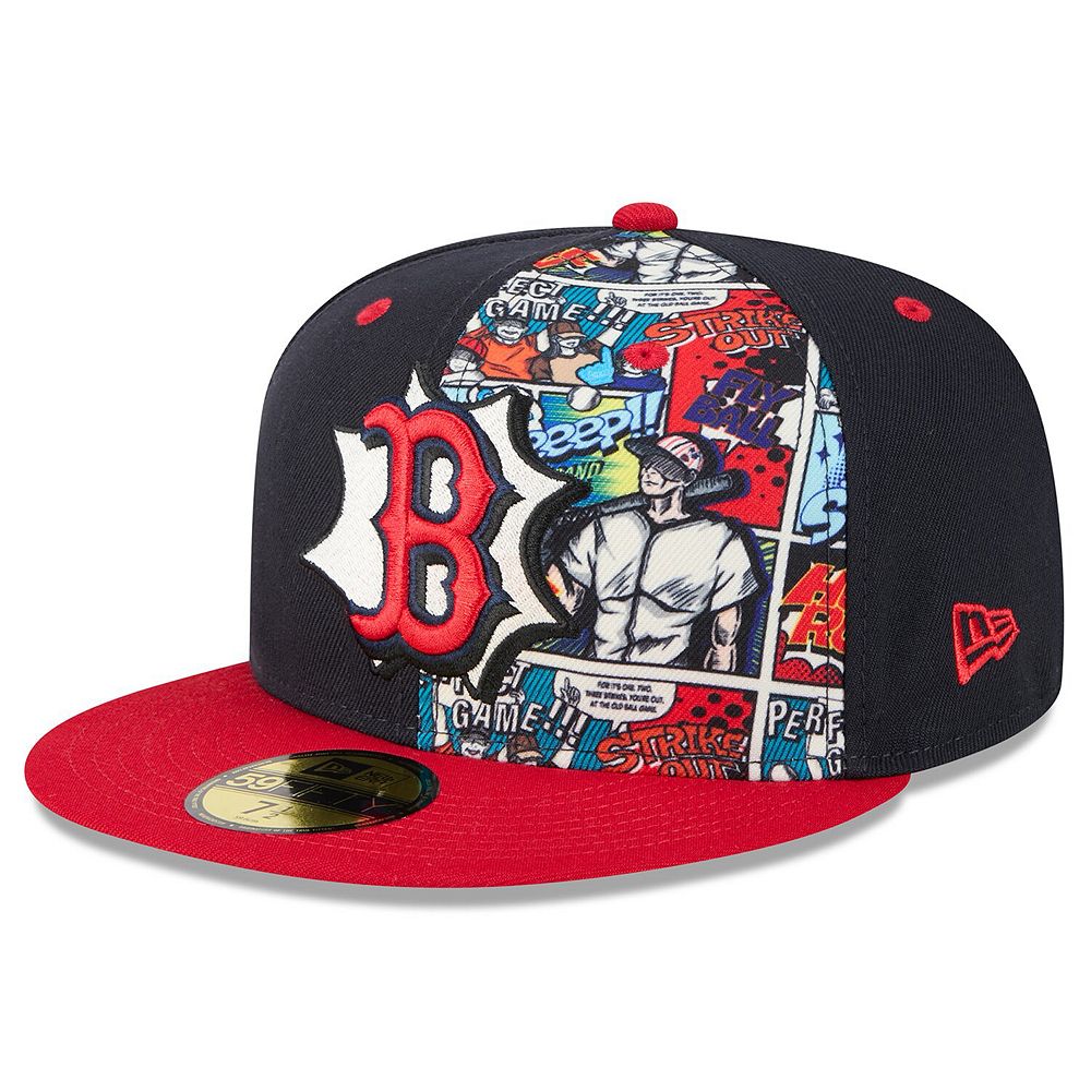 Men's New Era Navy/Red Boston Red Sox 2025 MLB Diamond Hero Edition ...