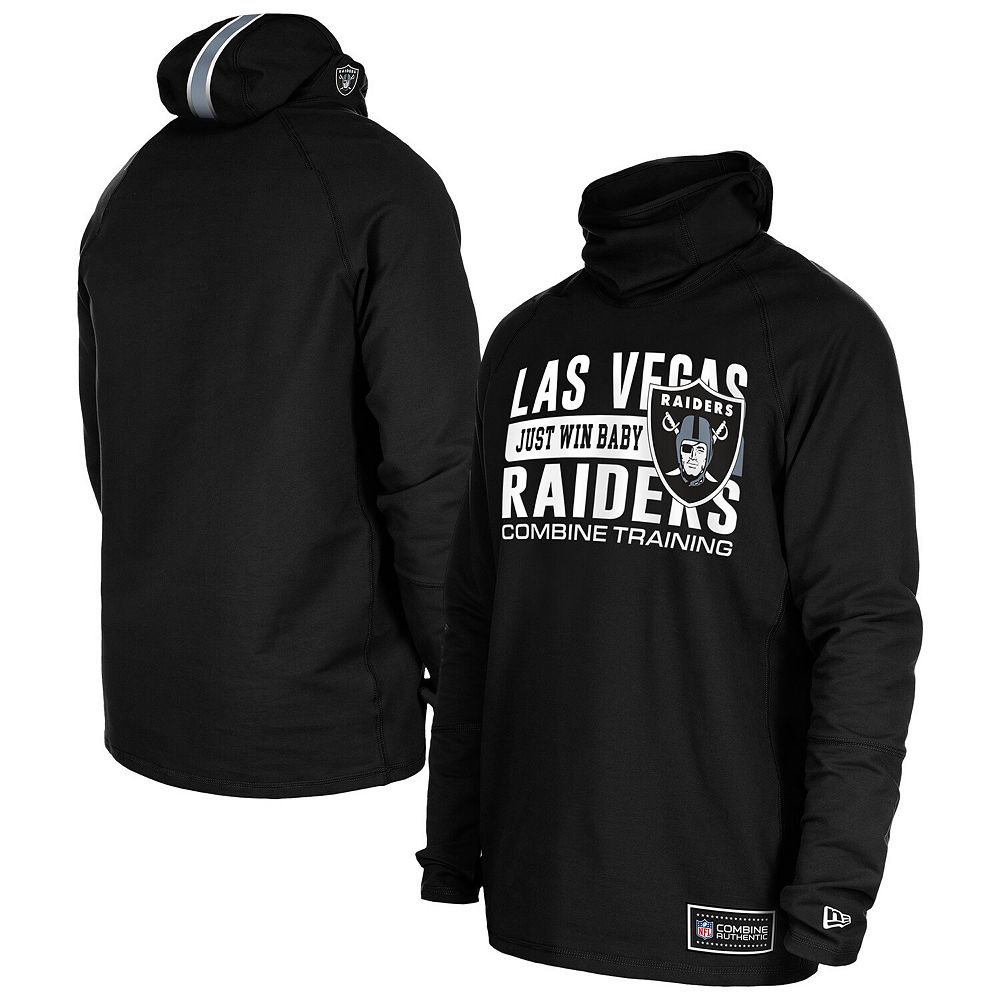 Men's New Era Black Las Vegas Raiders Functional Fandom Balaclava ...