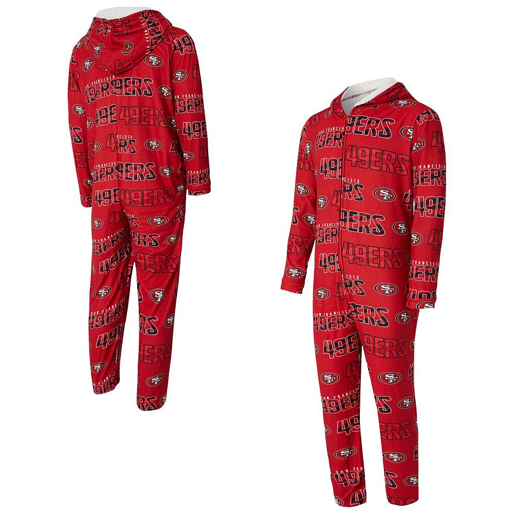 Men's Concepts Sport Scarlet San Francisco 49ers Shuffle All-Over-Print ...